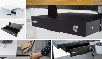 Standing Desk Drawers - Under Desk Hanging Storage – Progressive Desk