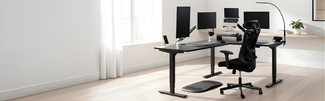 L-Shaped & Corner Standing Desks | Sit-Stand & Adjustable Designs ...