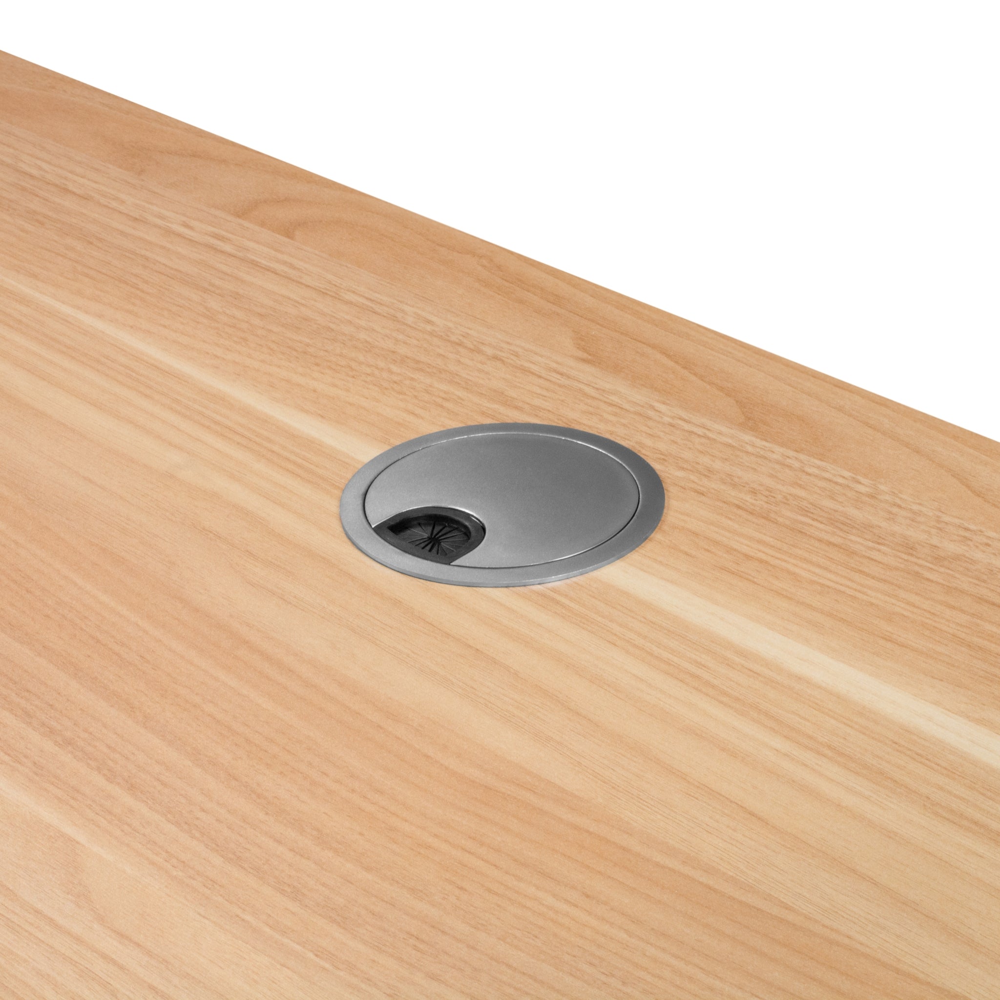 Black Round Metal Tabletop Grommet – Progressive Desk