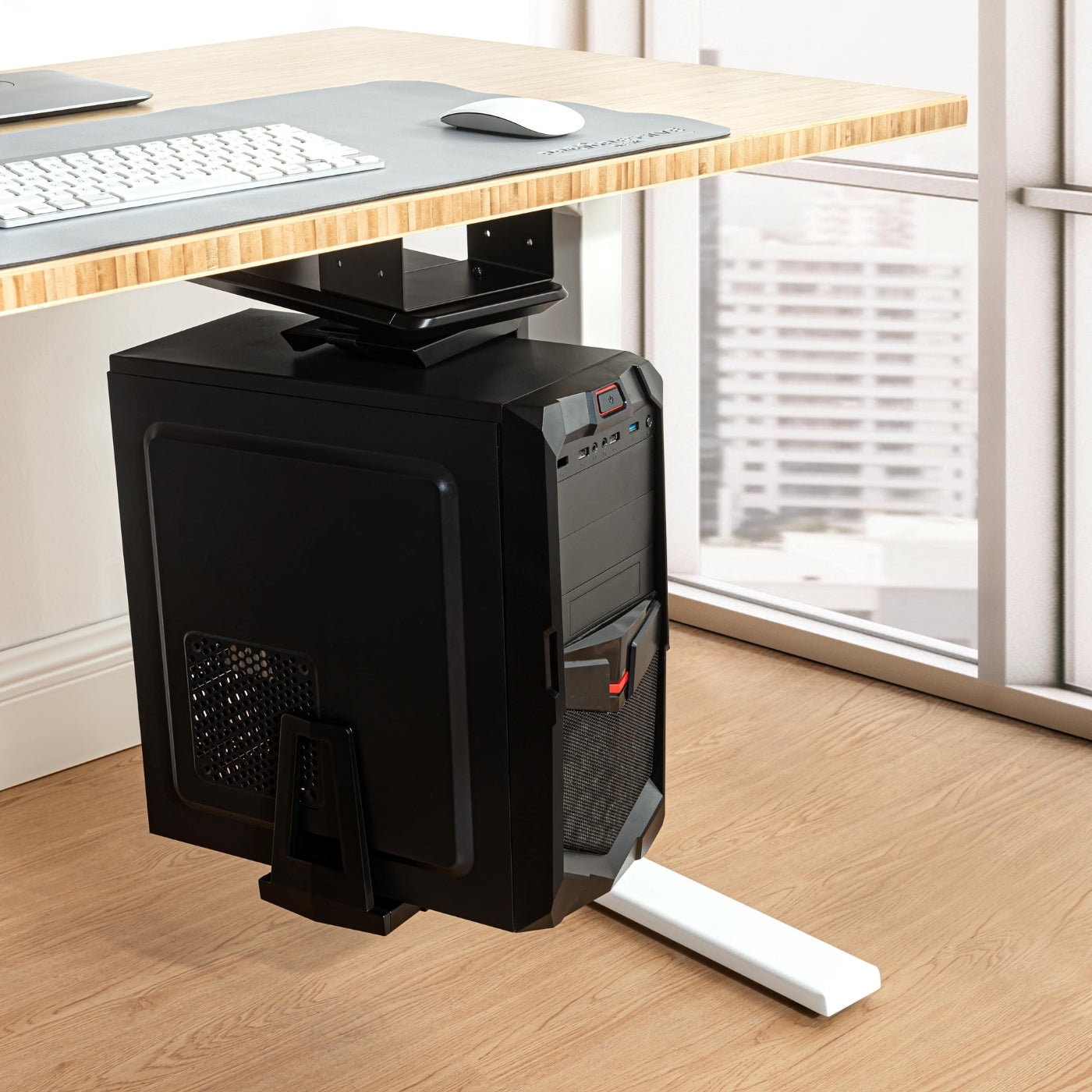 Slide and Swivel CPU Holder – Progressive Desk