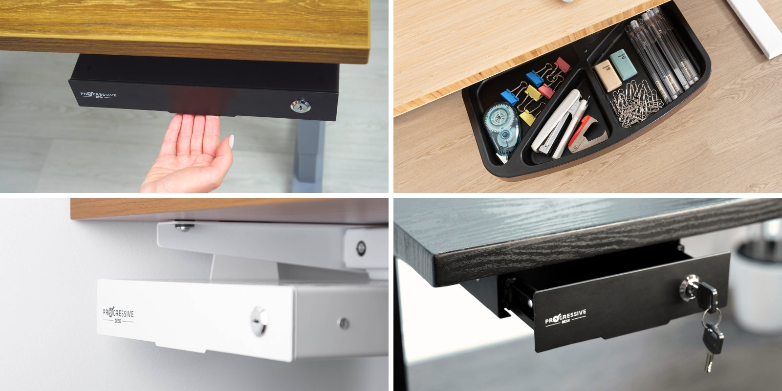 Standing Desk Drawers - Under Desk Hanging Storage – Progressive Desk