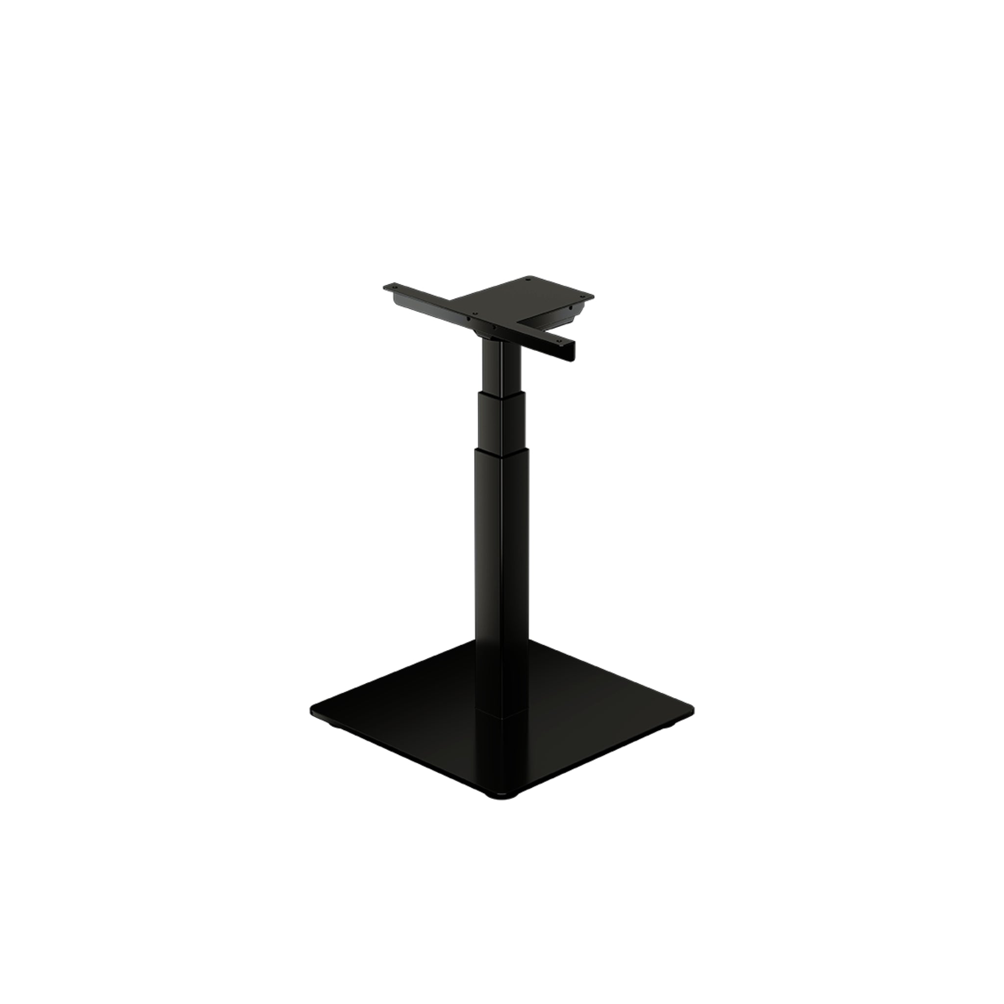Single Table Lift Frame w/ Base - Black Adjustable Table Frame Legs ...