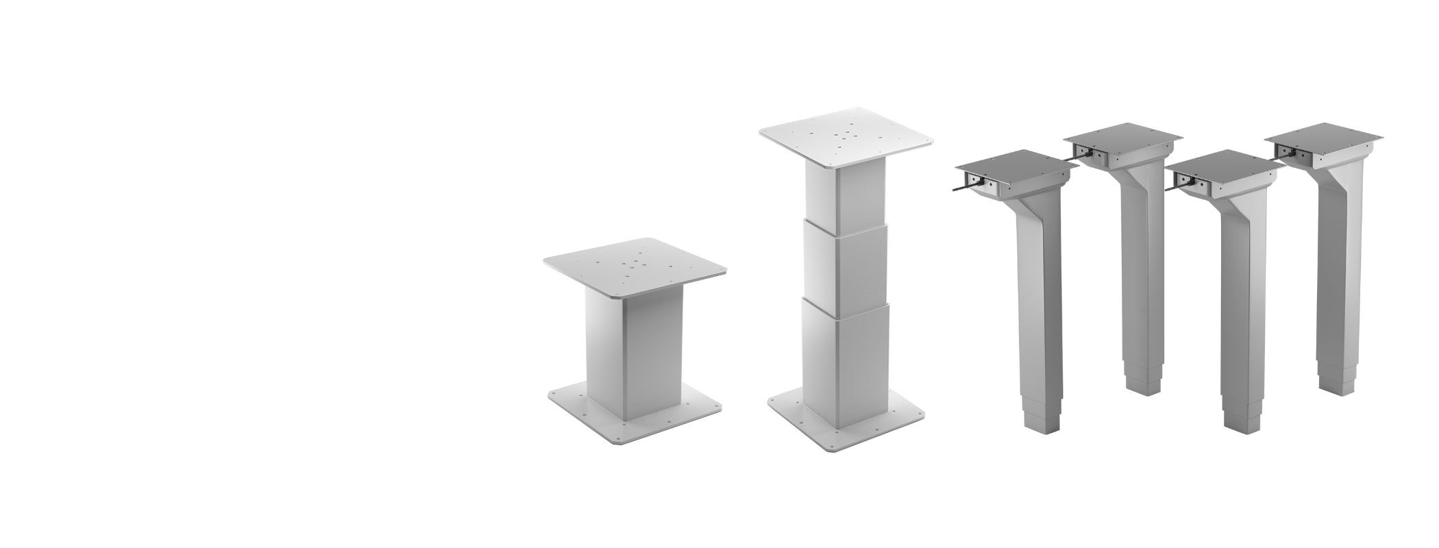 Recessed Lifting Columns for Height Adjustable Desks – Progressive Desk
